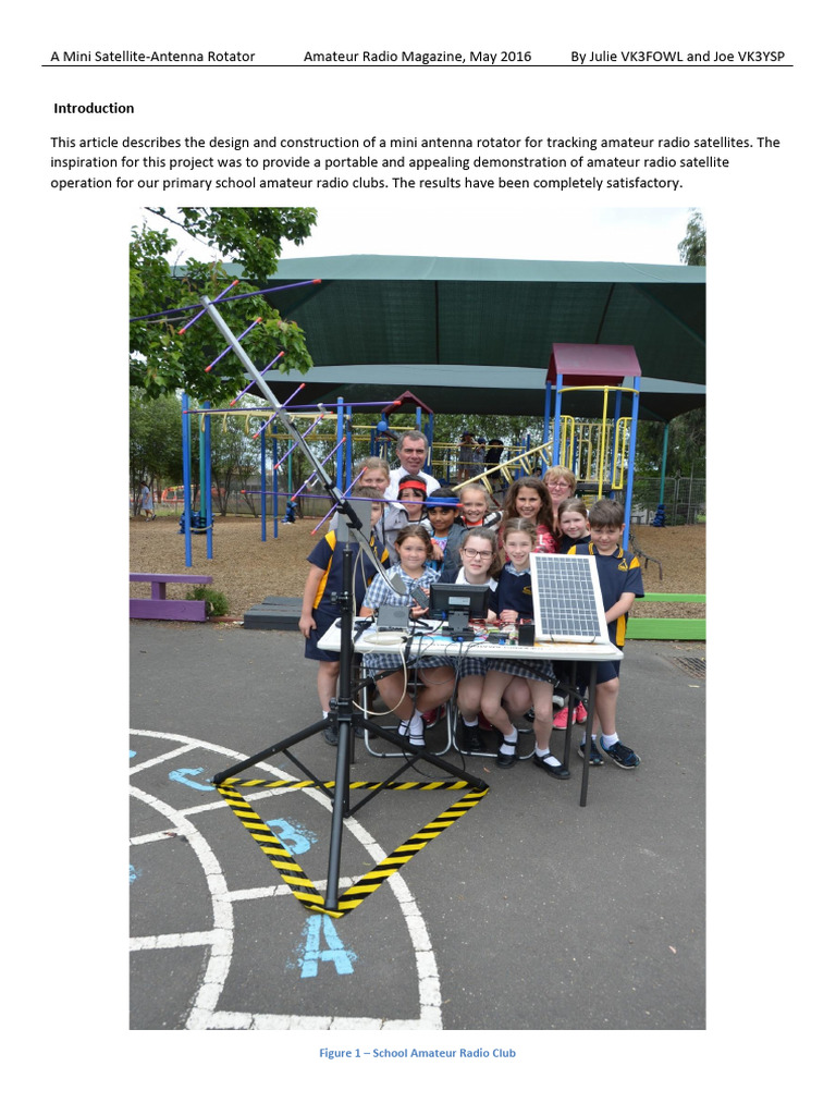 A Mini Satellite-Antenna Rotator | PDF | Cartesian Coordinate System ...