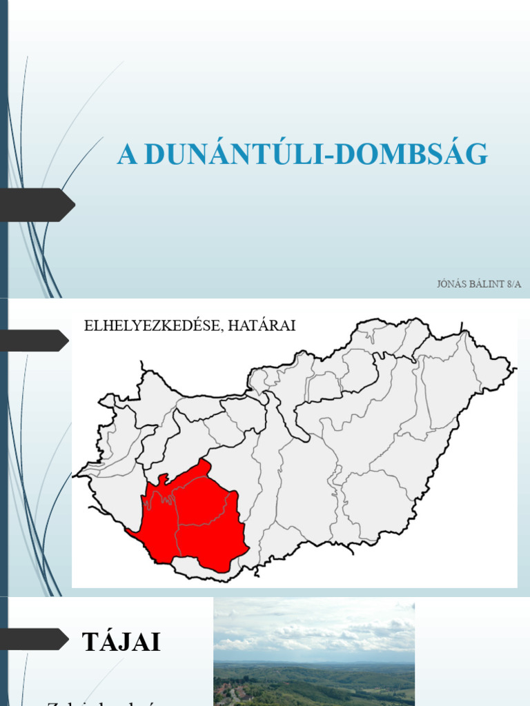 A Dunántúli-Dombság | PDF