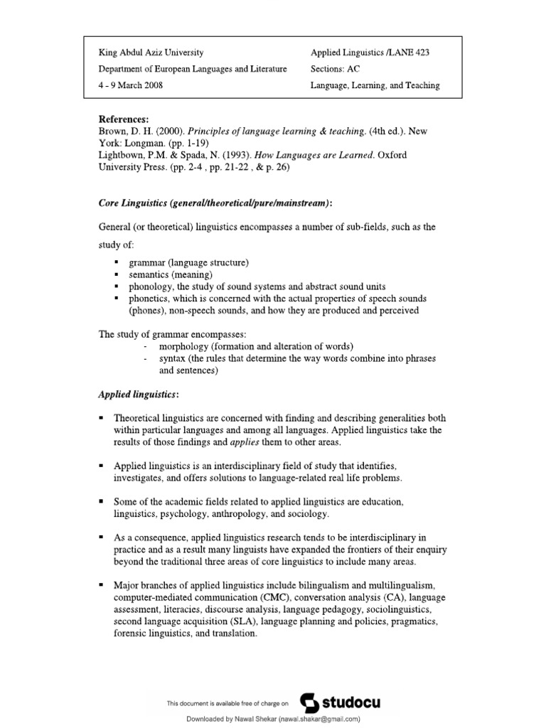 Summary of Weeks 1 & 2 | PDF