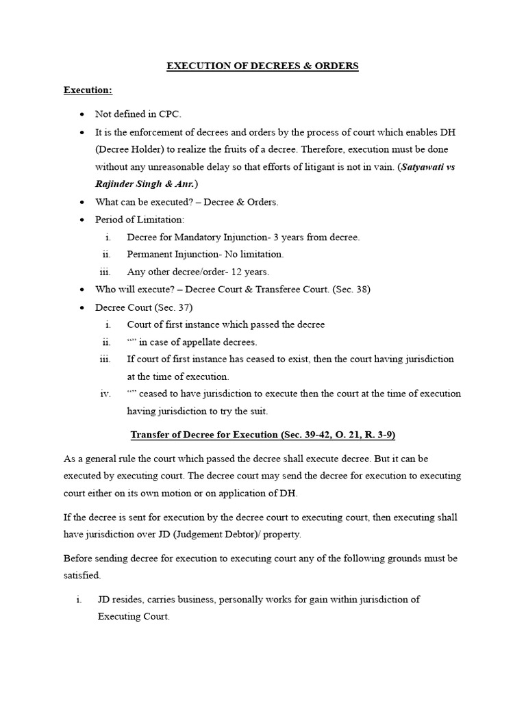 Application For Execution | PDF | Lawsuit | Property