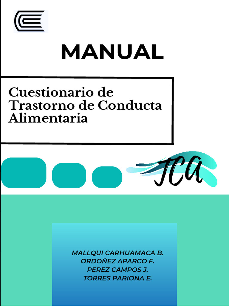 Cuestionario de Trastorno de Conducta Alimentaria - TCA | PDF | Bulimia ...