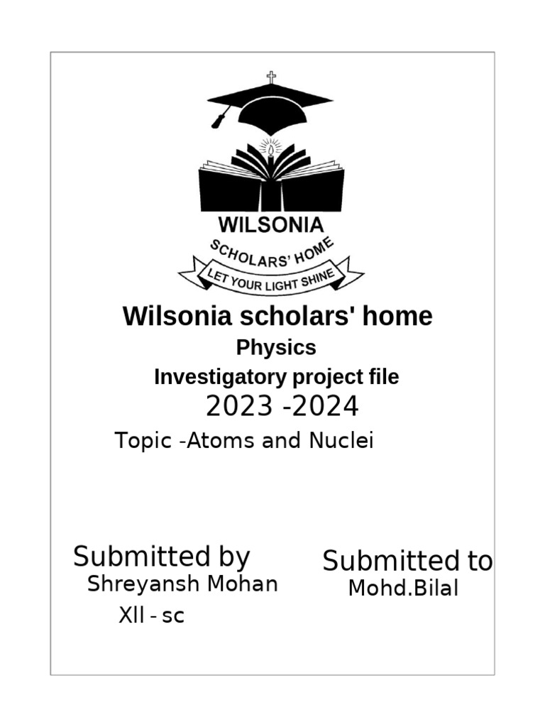 Shreyansh Physics Final | PDF | Electron | Atoms Shreyansh Physics Final | PDF | Electron | Atoms