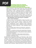 Jak Napisać List W Niemczech | PDF