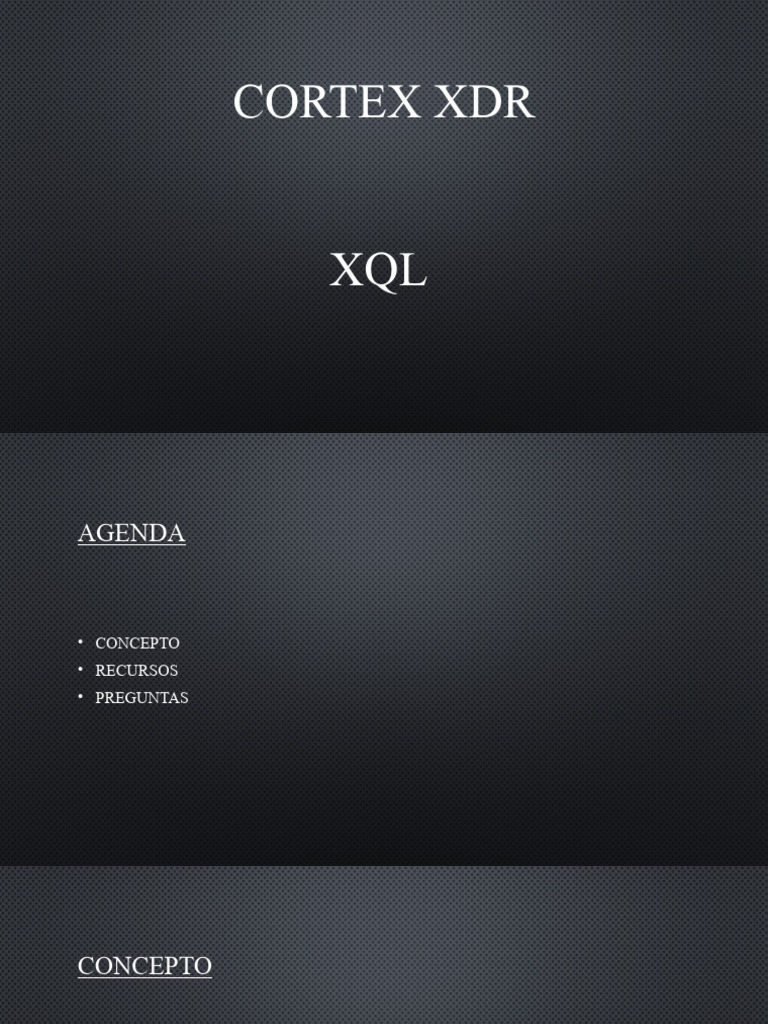XQL - Cortex XDR | PDF