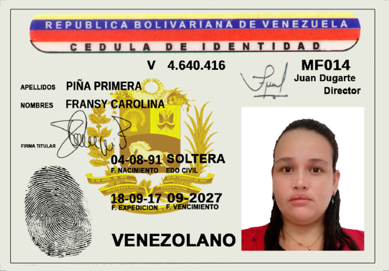 Cedula Venezolana V2 | PDF