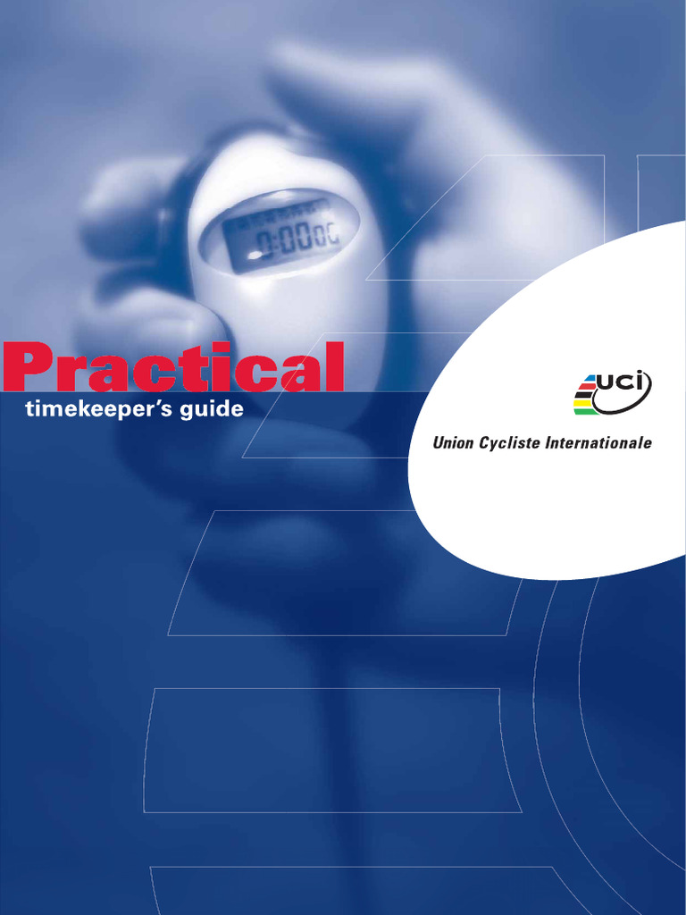 Practical Guide For Timekeeper | PDF | Cycle Racing | Cycle Sport