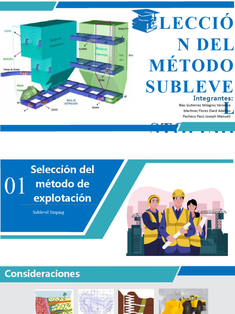 Sublevel Stoping - Expo | PDF | Minería | Recurso
