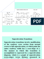 Superelevation Transition Methods | PDF | Slope | Lane