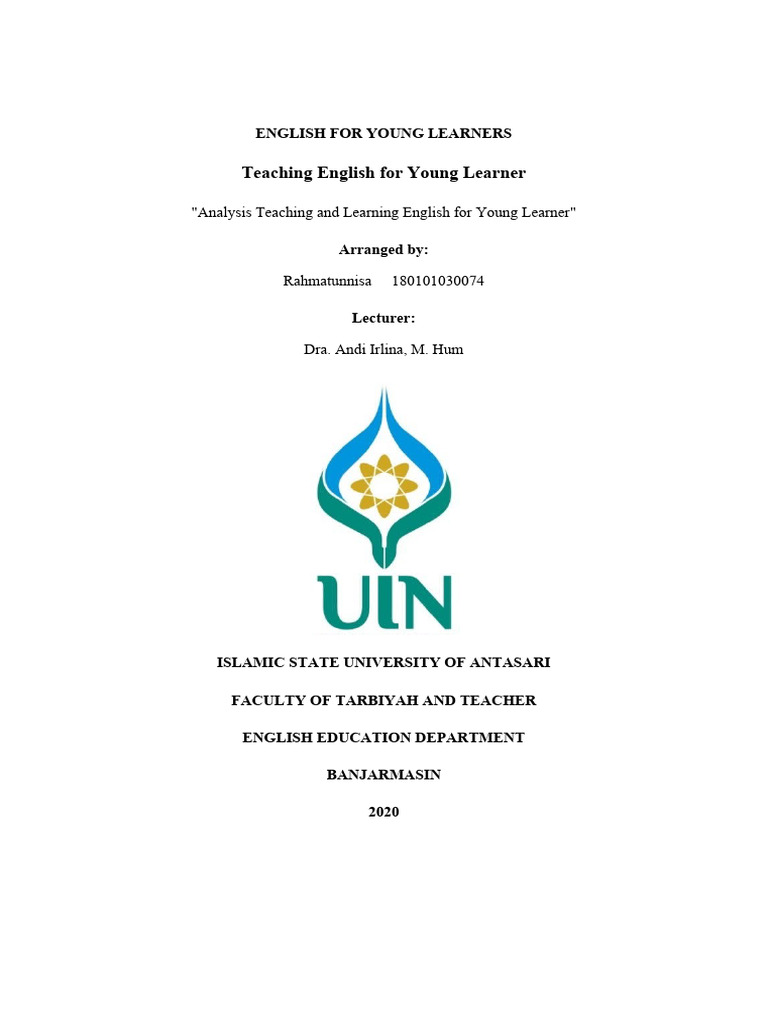 Final Project EFYL | PDF | Lesson Plan | Educational Technology