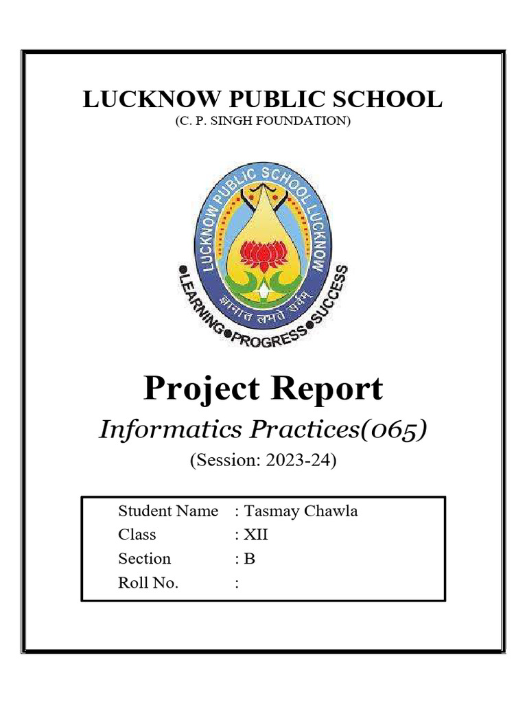 Tasmay Ip Project | PDF | Comma Separated Values | Computer Hardware