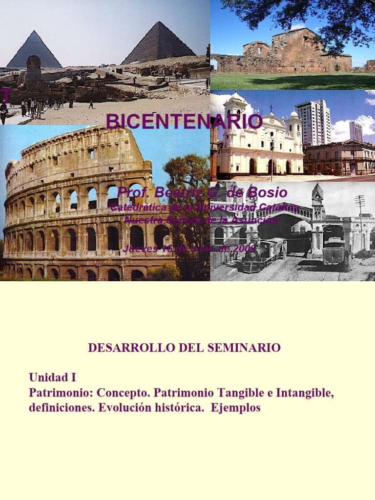 Taller Patrimonio Bicentenario | PDF | Patrimonio de la Humanidad | Patrimonio cultural