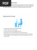 Typing Practice Sheet Beginner | PDF