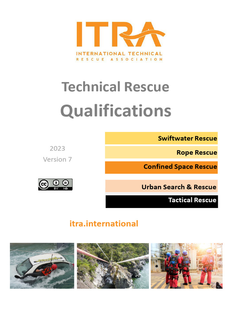 ITRA Technical Rescue Qualifications Guide | PDF | Safety