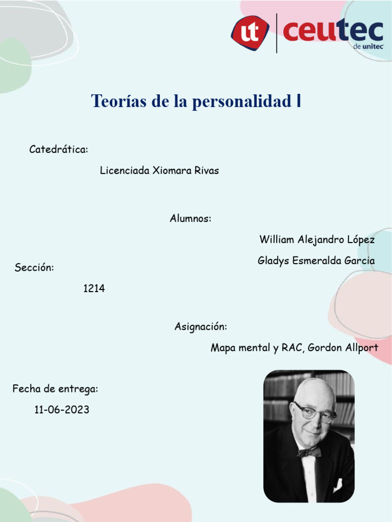 Mapa Conceptual y RACC - S8 | PDF | Sicología | Comportamiento