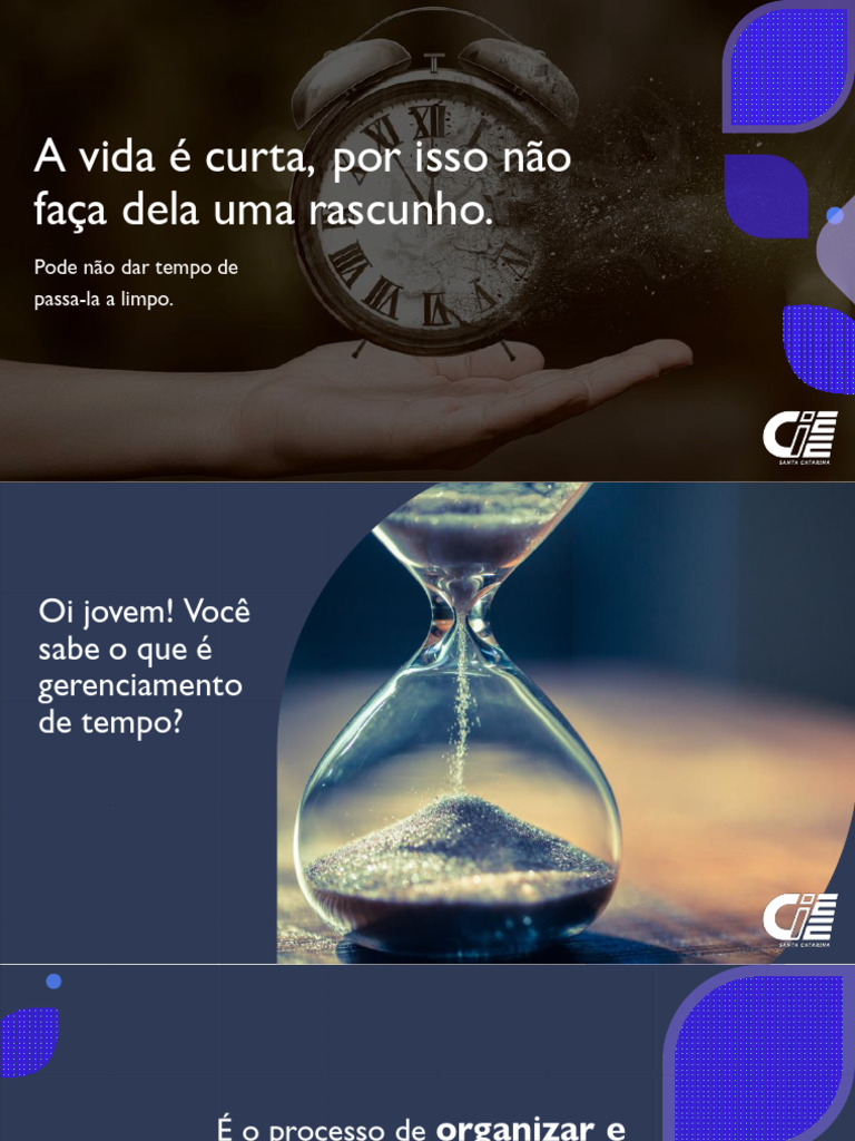 Tríade do Tempo: Otimize Sua Produtividade | PDF | Tempo | Vida