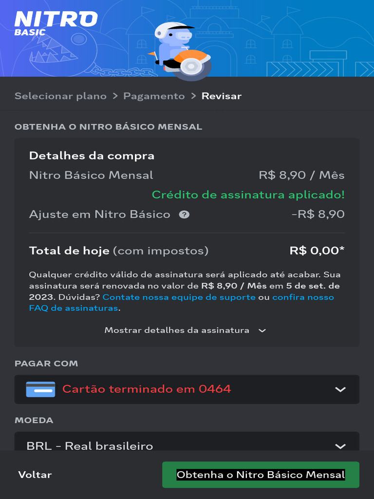 Discord Nitro Configurações de Usuário | PDF