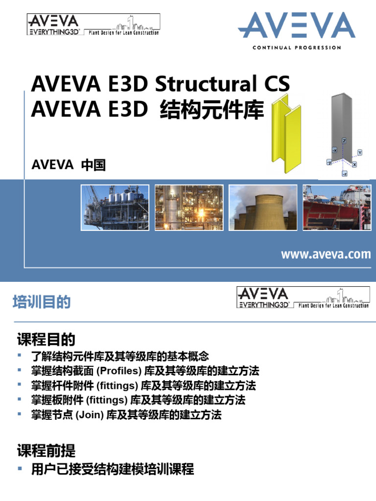 TM-1841 AVEVA Everything3D - (2.1) Structural Cats and Specs (CN) | PDF