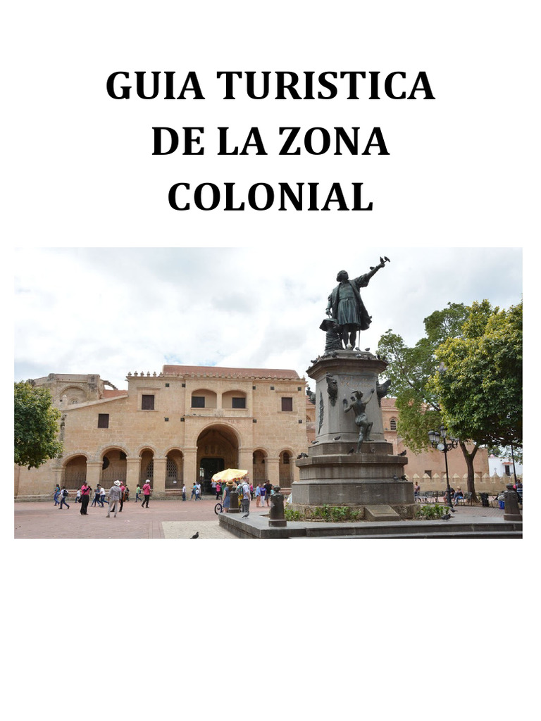 Guía Turística Zona Colonial Santo Domingo | PDF | Ciencias sociales | Arte