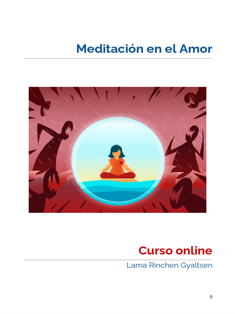 Meditacion en Amor L7 | PDF | Conceptos filosóficos budistas | Filosofía budista