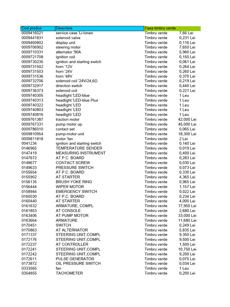 EEE Taxa Timbru Verde | PDF | Electric Motor | Switch