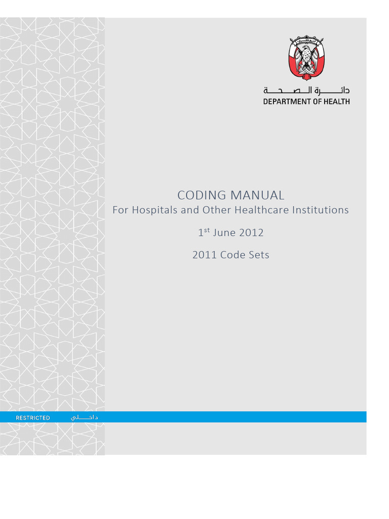 Coding Manual | PDF | Medical Diagnosis | Patient