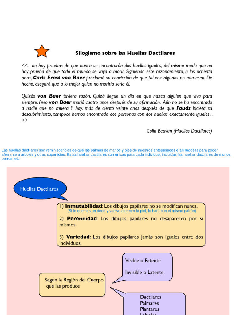 QF Tema 3 (Huellas Dactilares) | PDF | Huella dactilar | Agua