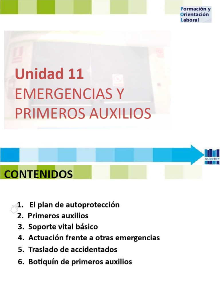 Ud11 Fol23 Emergencias y Primeros Auxilios | PDF | Reanimación cardiopulmonar | Enfermedades y ...