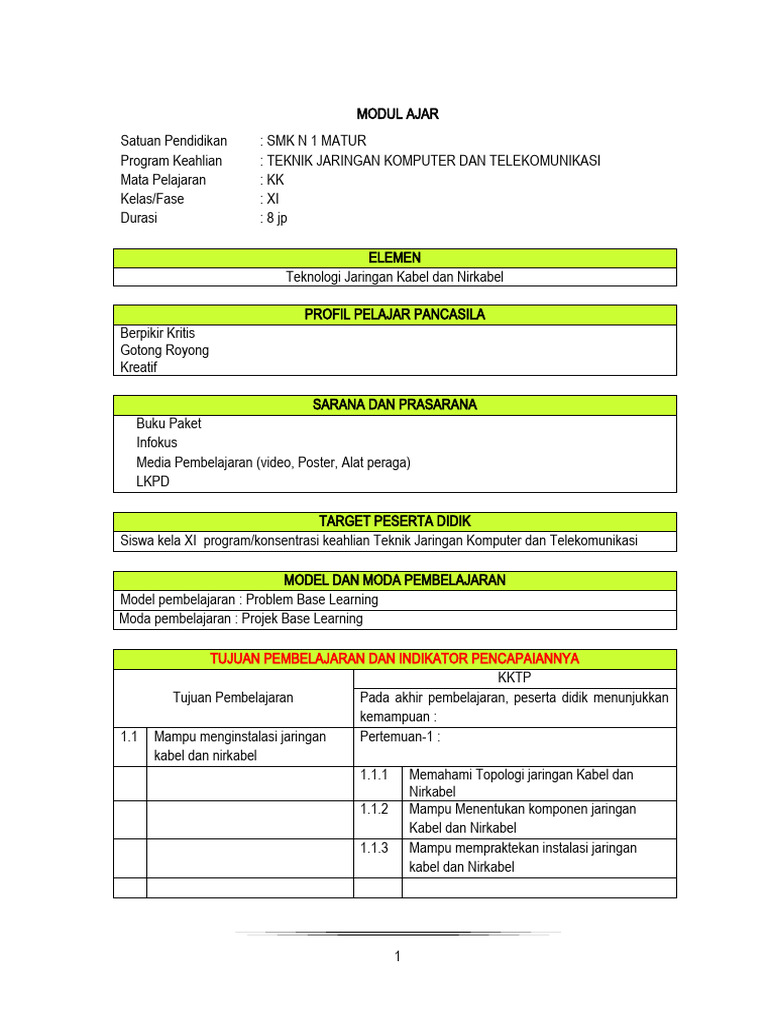 LK Kardimen (Modul Ajar) | PDF | Seni | Komputer