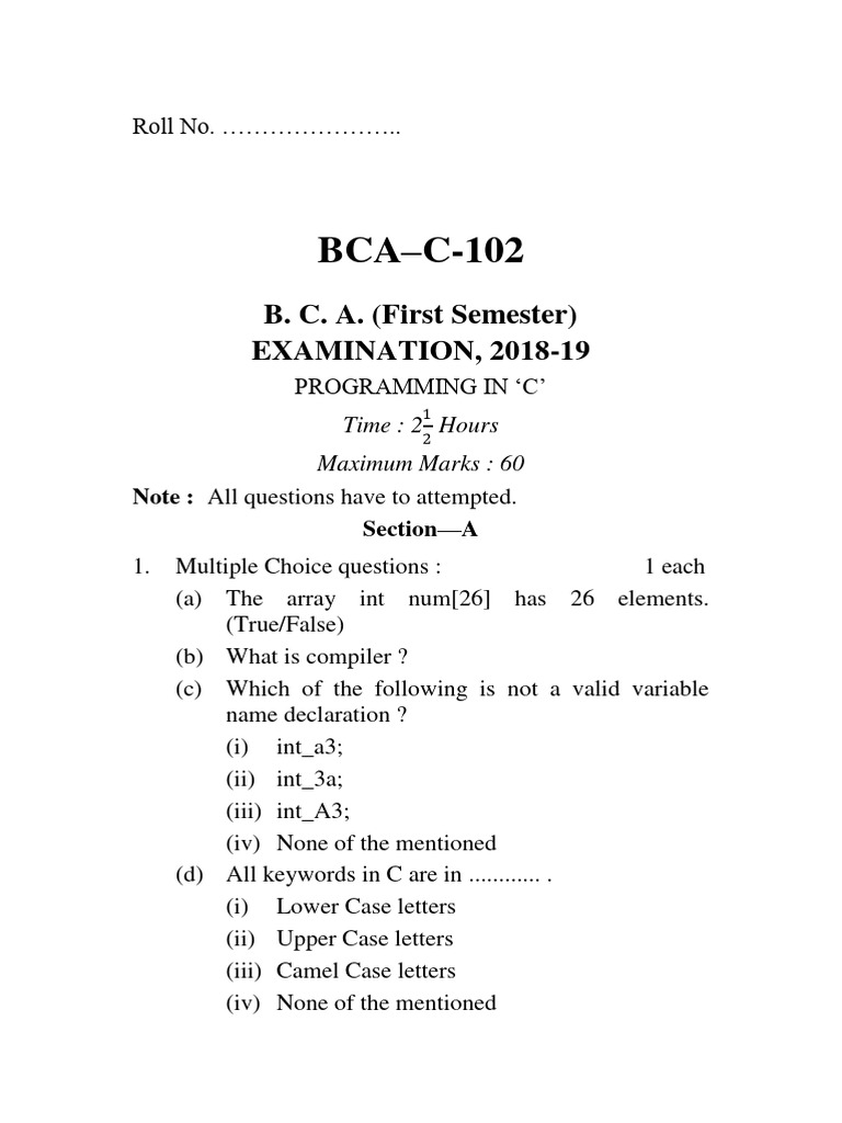 PROGRAMMING IN 'C' Year 20 | PDF | Pointer (Computer Programming ... PROGRAMMING IN 'C' Year 20 | PDF | Pointer (Computer Programming ...