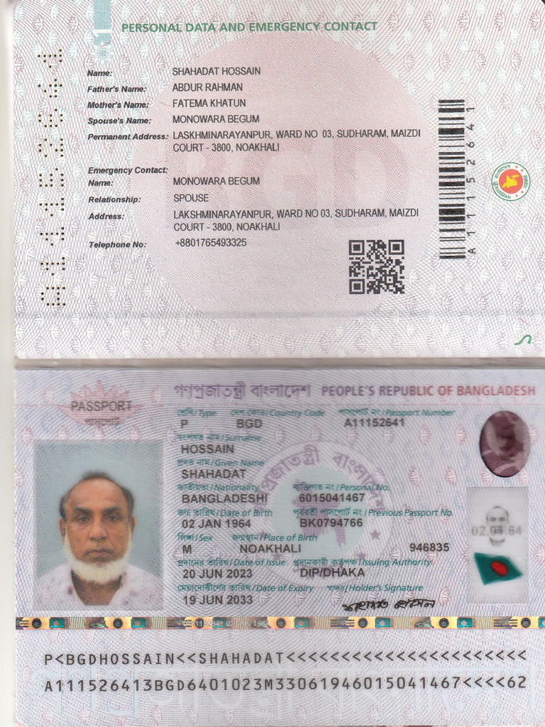 Patient and Attendant Passport With Medical Report | PDF