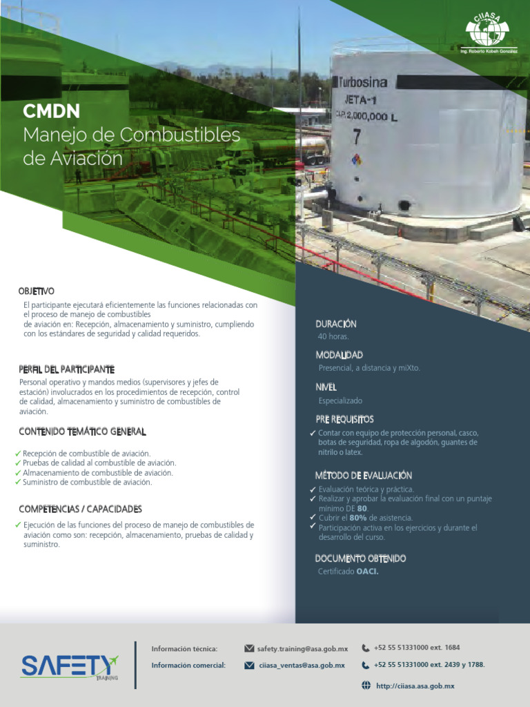 CMDN Manejo de Combustibles de Aviacion | PDF