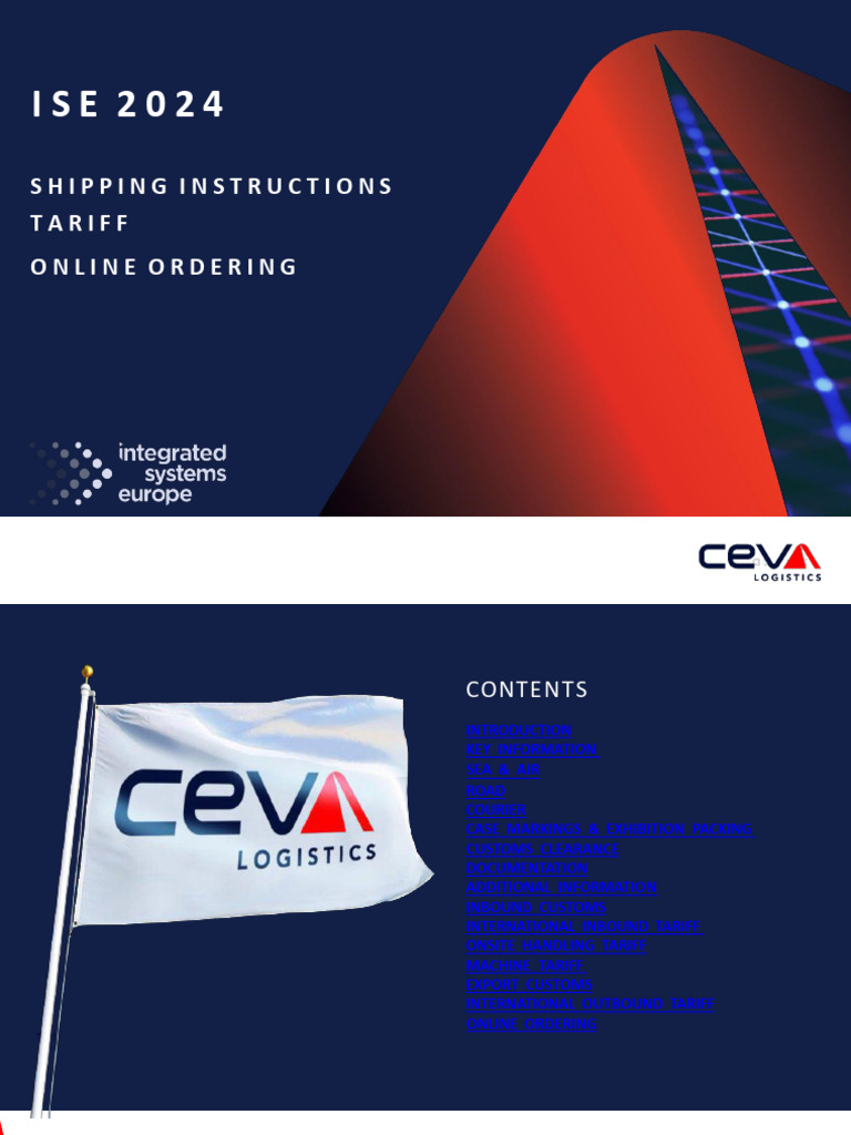 ISE Shipping Instructions and Tariff 2024 | Download Free PDF | Cargo ...