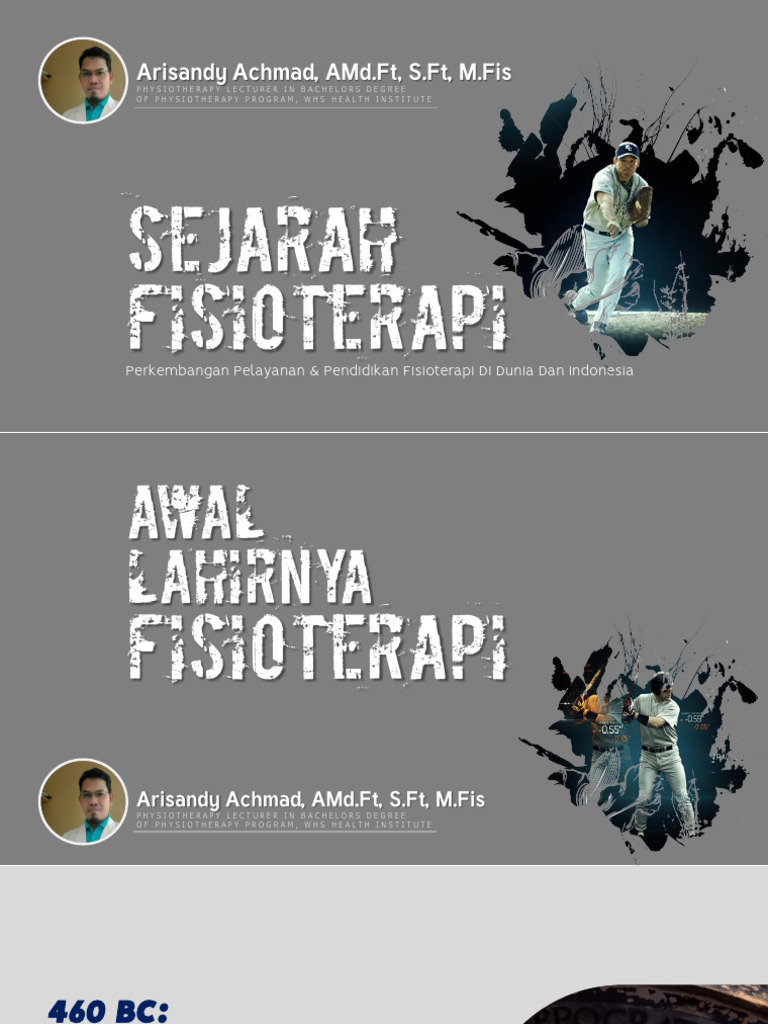Sejarah Fisioterapi | PDF