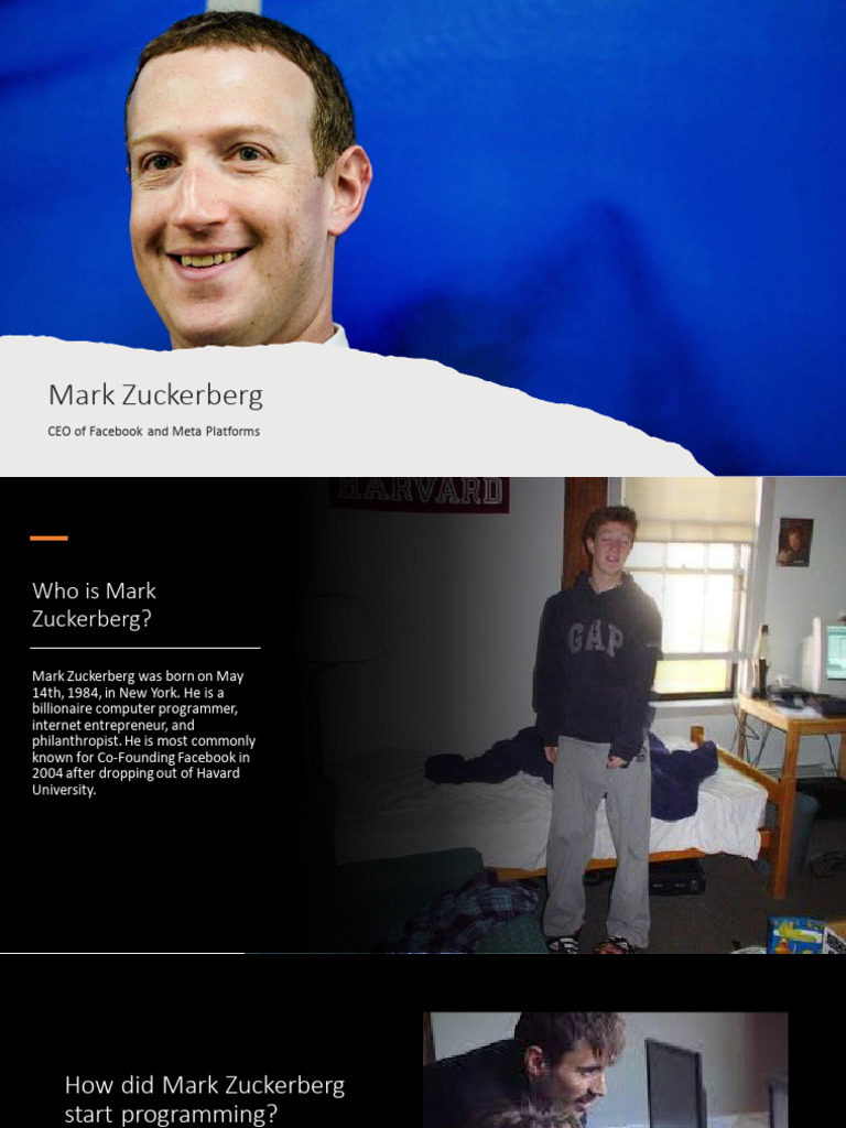 Mark Zuckerberg Presentation Pdf