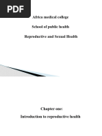 Introduction to Reproductive Health | PDF | Woman | Family Planning