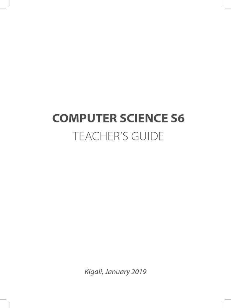 VAKEV Computer Science S6 TG | PDF | Educational Assessment | Learning VAKEV Computer Science S6 TG | PDF | Educational Assessment | Learning