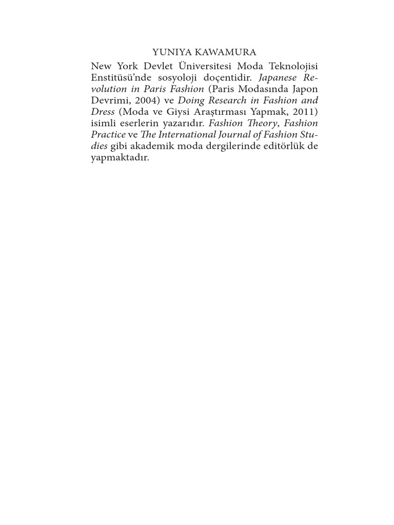 Silo - Tips Ayrnt 989 Nceleme Dizisi 274 Moda Loji Moda Almalarna Giri Yuniya Kawamura Kitabn ...