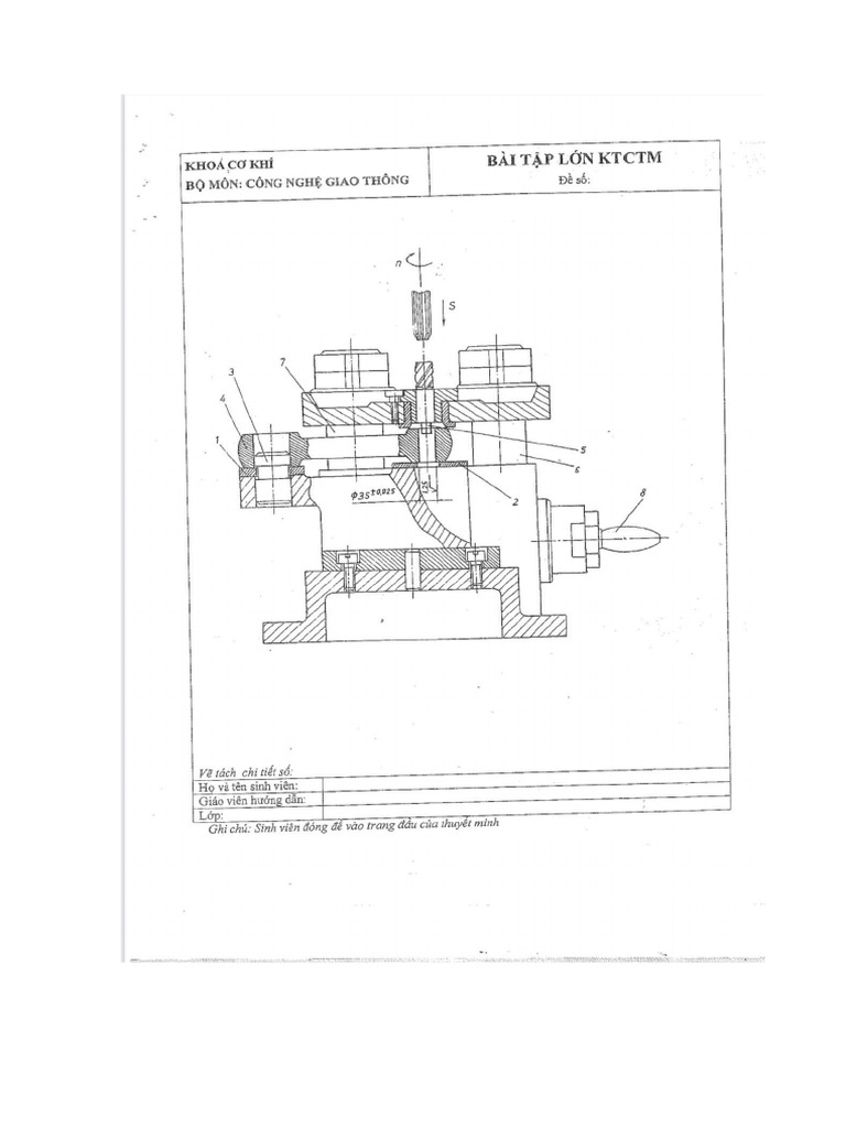 BTL KTCTM đề 140 | PDF