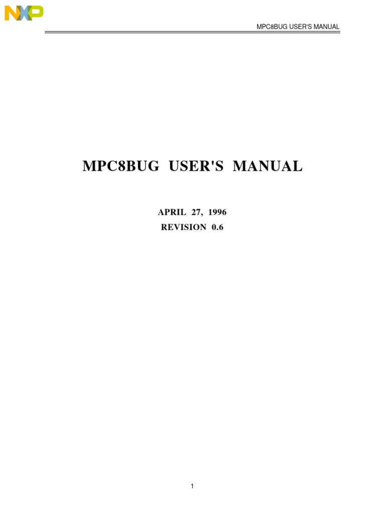 Mpc8bugum Pdf Command Line Interface Parameter Computer Programming 