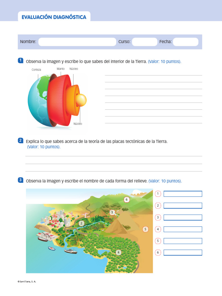 Eval Diagnostica CSoc 2 SH | PDF