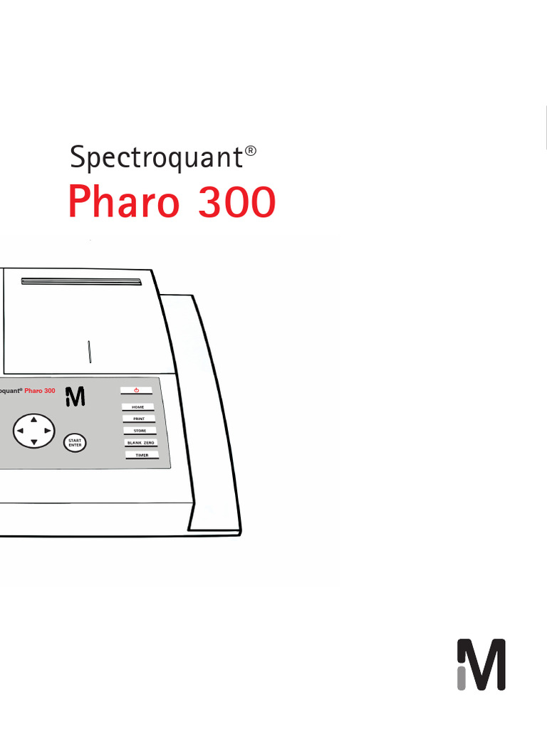 SQ Pharo 300 Manual Es 2015 07 | PDF | Ph | Concentración