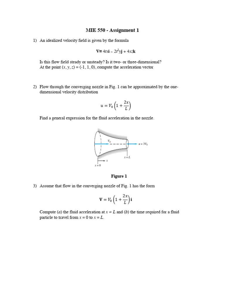 Heatandmasstransfer-Assignment 1 | PDF | Fluid Dynamics | Navier–Stokes Equations
