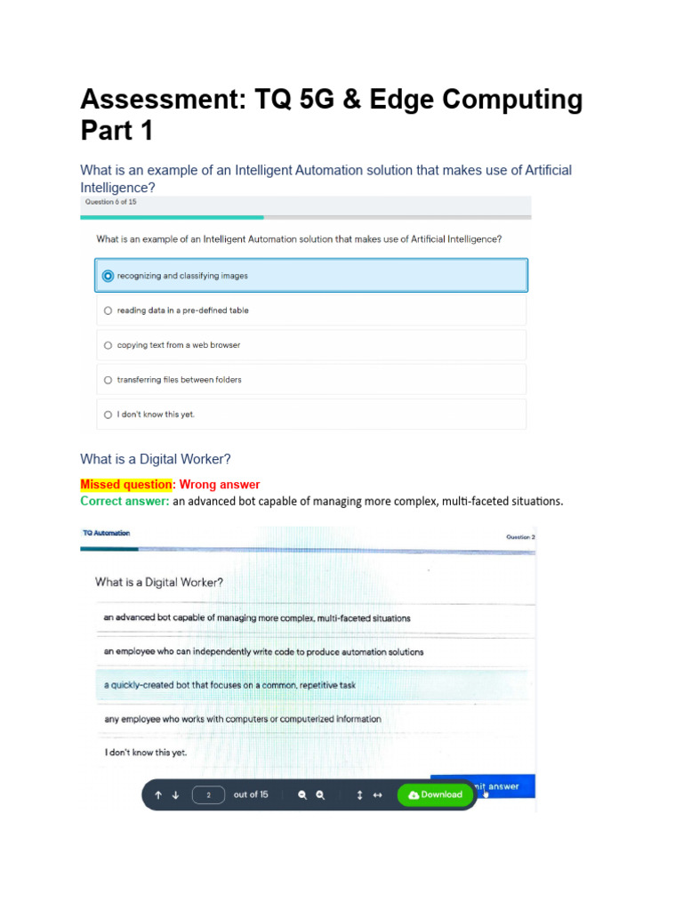 TQ Automation - Part 1 | PDF