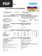 Comex Thinner Estandar Seguridad | PDF | Agua | Química