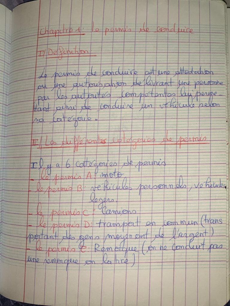 Cours Auto Ecole 1 | PDF