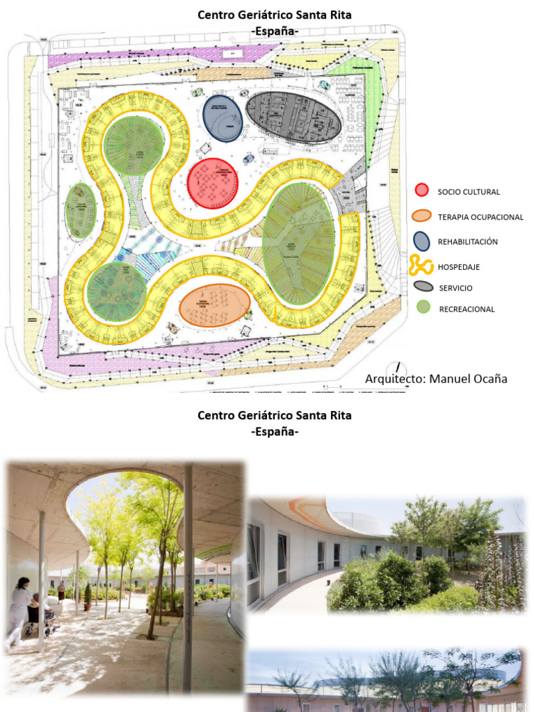 Centro Geriátrico Santa Rita ARQUITECTURA | PDF