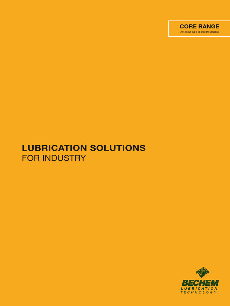 BECHEM Katalog US Small | PDF | Lubricant | Bearing (Mechanical)