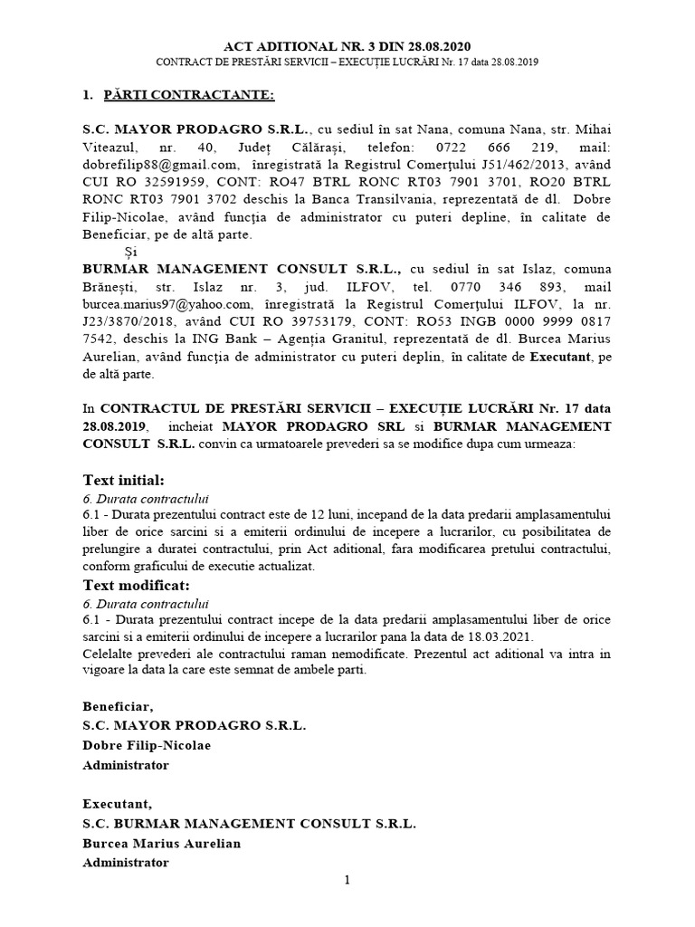 Act Aditional 3 - Burmar | PDF