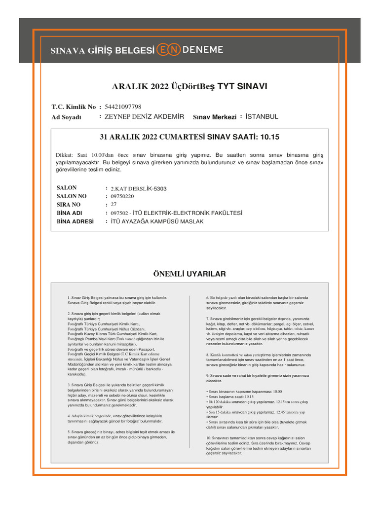 Zeynep Deniz Akdemir | PDF