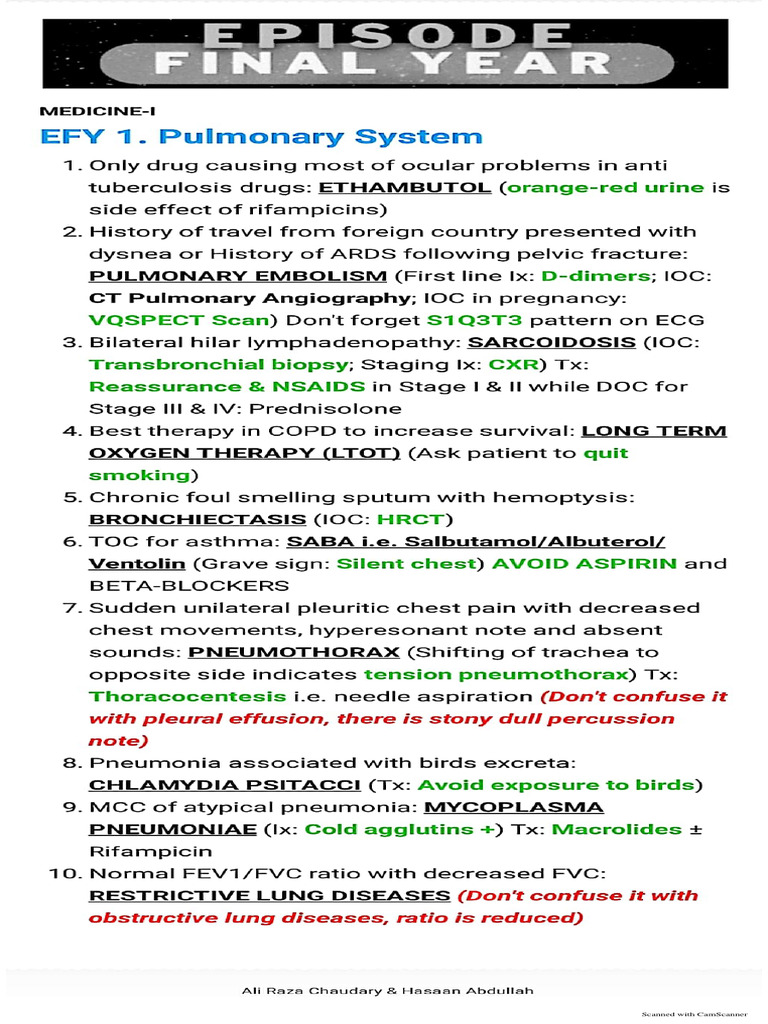 Efy Medicine-I Review | PDF
